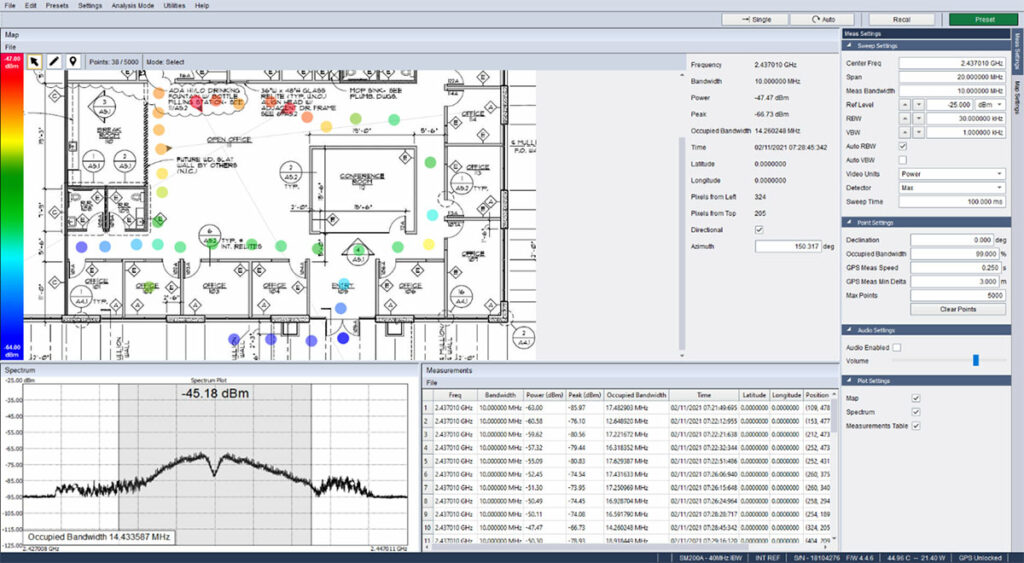 Signal Hound Adds RF Mapping to Spectrum Analyzer Software for Accurate ...