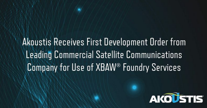 Akoustis Receives Order from Leading Commercial SATCOM Company for Use ...
