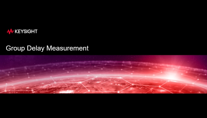 Group Delay Measurement